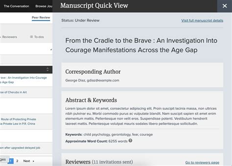 Manuscript Table Scholastica Help Desk