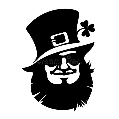 Leprechaun Black White Stock Illustrations 3 733 Leprechaun Black