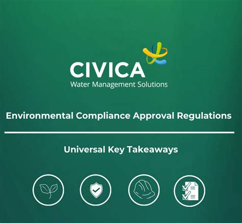 Environmental Compliance Approval Regulations Universal Key Takeaways Alex Kelvin Medium