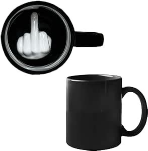 Up Yours Middle Finger Mug Novelty Ceramic 3d Finger