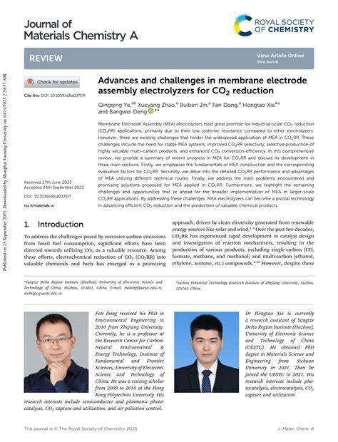 Pdf Advances And Challenges In Membrane Electrode Assembly