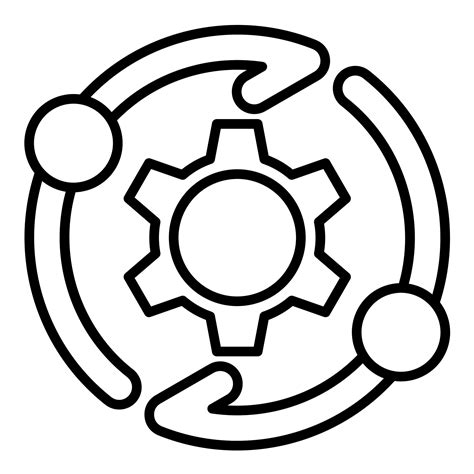 Process Line Icon 14812767 Vector Art At Vecteezy