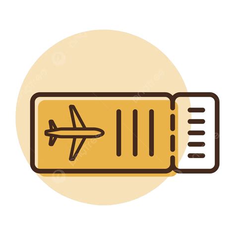 Ticket Plane Flat Vector Icon Ticket Pass Design Vector Ticket Pass Design Png And Vector