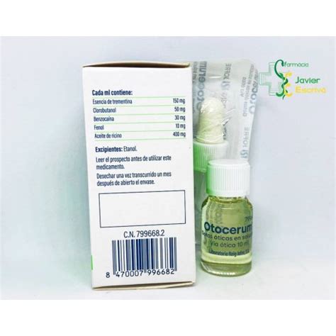 Otocerum Gotas óticas 10 Ml