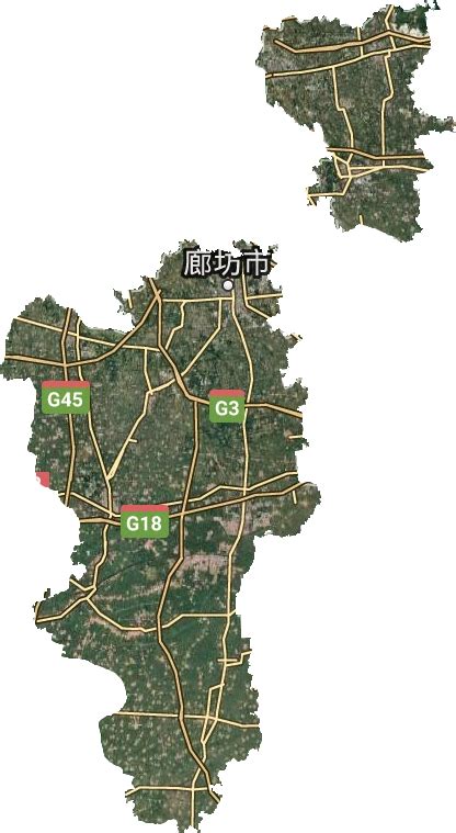 廊坊市高清卫星地图