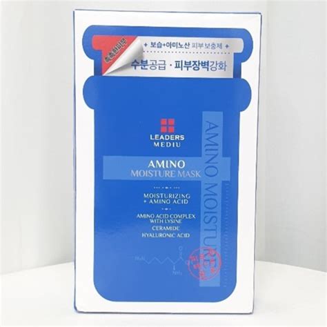 Leaders Mediu Amino Moisture Facial Mask 10 Sheetsmoisture Facial