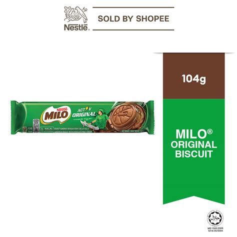 Nestle Milo Original Biscuit 104g Shopee Malaysia