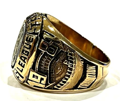 1981 New York Yankees American League Championship Ring Tj Kaye