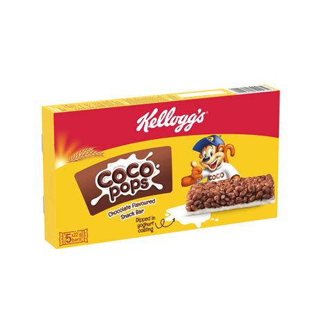 Kelloggs Coco Pops Chocolate Flavoured Snack Bar Multipack Of 5 X 22g Shop Today Get It