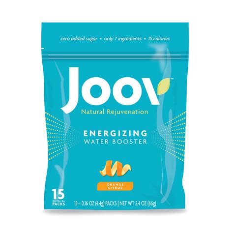 Joov Orange Citrus 15 Count Energizing Water Booster