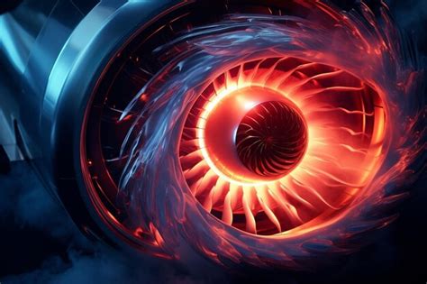 Premium Ai Image Jet Engine Exhaust Trails In A Mesmerizing Pattern