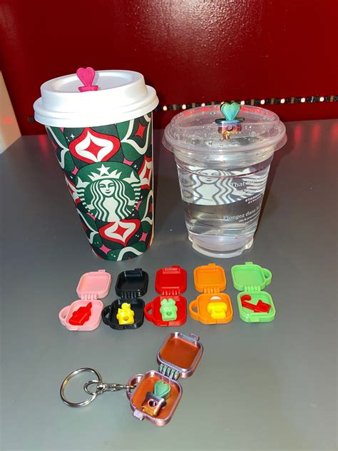 Pack Of 10 Starbucks Reusable Coffee Stopper Case With Coffee Stopper