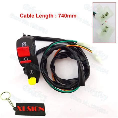 Universal Electric Kill Start Switch 4 Wires 50cc Vicedeal