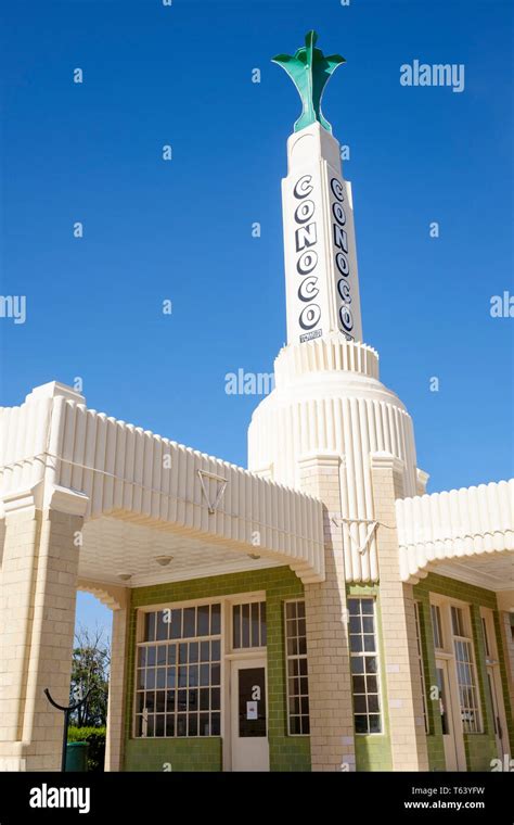 Tower Station And U Drop Inn Café Located Along Historic Us Route 66