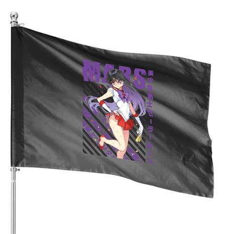 Sailor Moon Rei Hino Mars House Flags Sold By Nguyenkim2 Sku