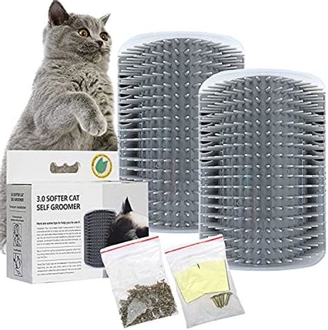 Catit 2 0 Self Groomer Massageecke Für Katzen Grau 1 Stück 1er Pack