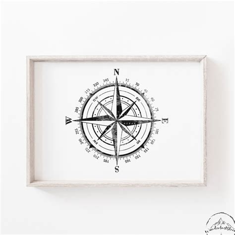 Wall Compass Etsy