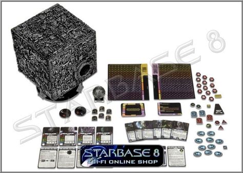 Borg Cube With Sphere Port Premium Item Star Trek Attack Wing