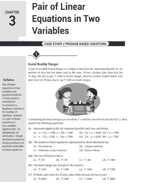 Case Studies Linear Equations In Two Variable Pdf