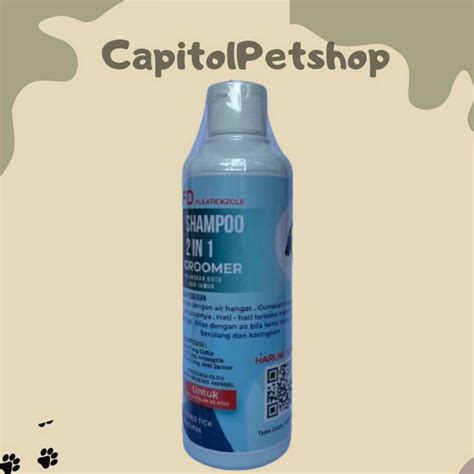 Jual Fd Fleatickzole Shampo 2in1 Groomer Scabies Tick Hilangkan Kutu