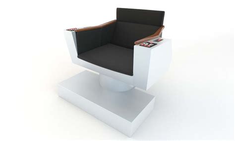 Star Trek Captains Chair 3d Model 10 3ds Blend Dae Fbx Max Obj