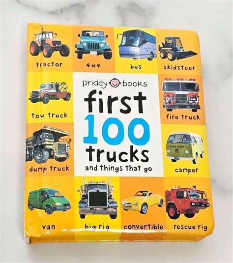 洋書 絵本 Priddy Books First 100 Trucks メルカリ