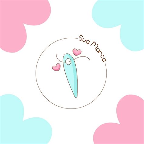 Premium Vector Logo Design Cute Sewing Vector