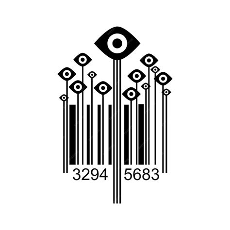 Code Barres Xab Vecteur Premium