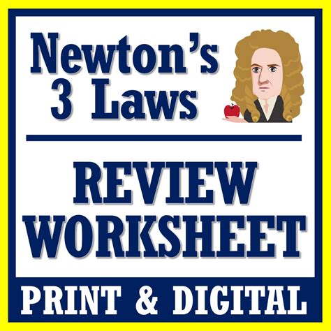 Newtons Laws Of Motion Worksheet Flying Colors Science