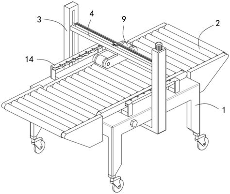 一种纸箱包装机用纸箱封边装置的制作方法