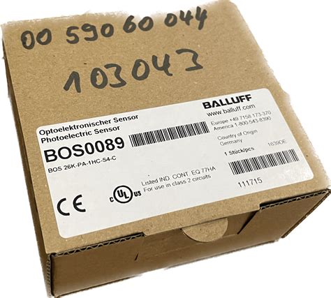 Balluff Lichttaster Mit Hintergrundausblendung Bos 26k Pa 1hc S4 C