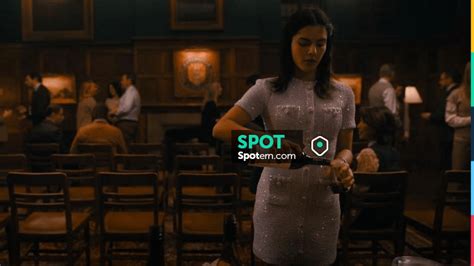 Self Portrait Sequin Embellished Knitted Mini Dress Worn By Cece Carroway Sara Silva As Seen