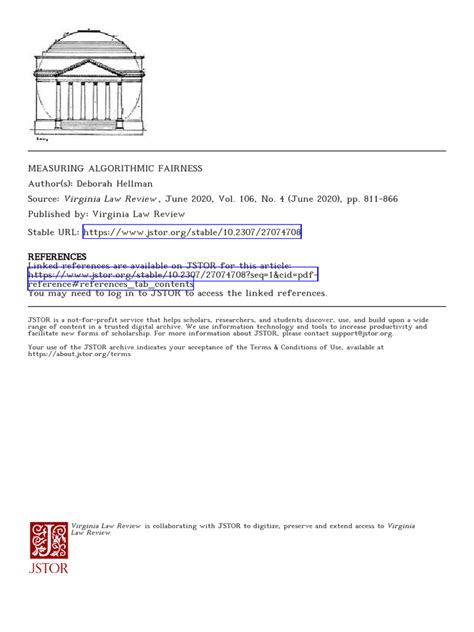 Measuring Algorithmic Fairness Pdf