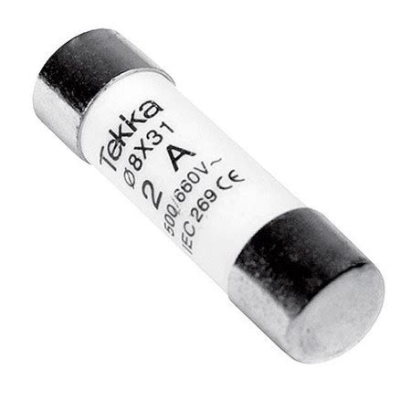 Fusible 2a 400v Gg 20ka Cilíndrico Seguridad En Instalaciones