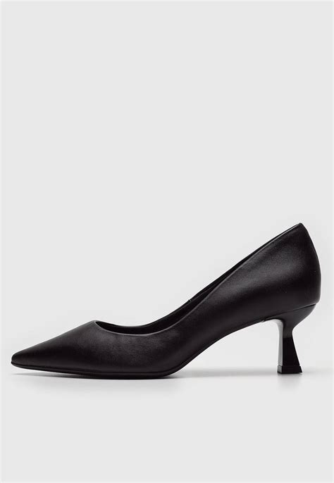 Scarpin Bebecê Liso Preto Compre Agora Dafiti Brasil