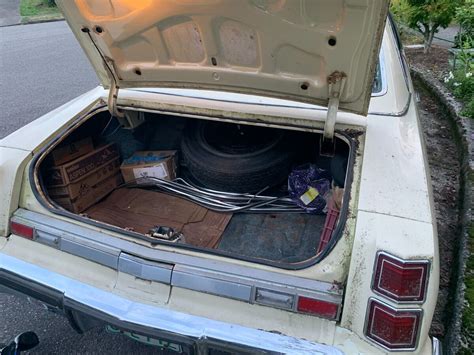 Yellow 1975 Oldsmobile Cutlass 4 Dr V8 260 For Sale