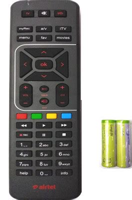 Airtel Digital Tv Remote Original Sdhdhd Recording Compatible Airtel