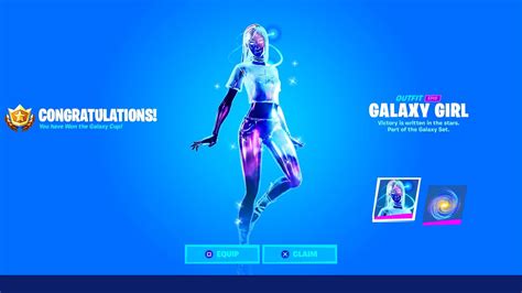 How To Get Galaxy Girl Skin In Fortnite Free Youtube
