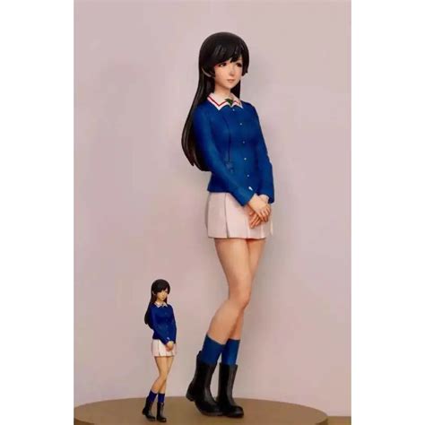 112 Resin Model Kit Modern Asian Beautiful Girl Unpainted Model Fan