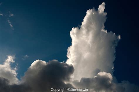 Vertically Developed Clouds Variable Cloudiness Near The North End Of Our Survey Line Such Thin