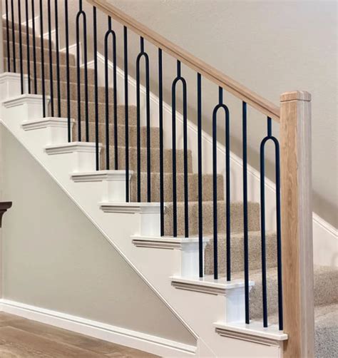 Iron Stair Balusters Designer Split Collection Modern Metal