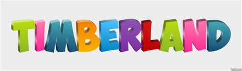 Timberland Text Effect And Logo Design Brand