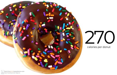 Dunkin Donuts Calories And Nutrition Facts Report
