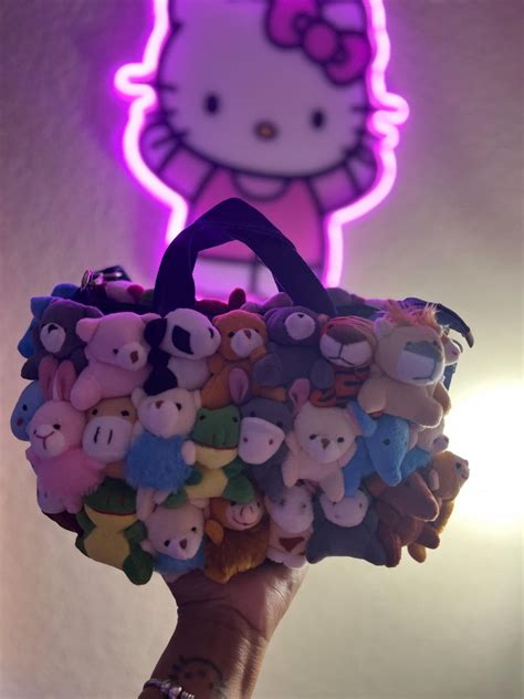 Mini Teddy Bear Bag Etsy