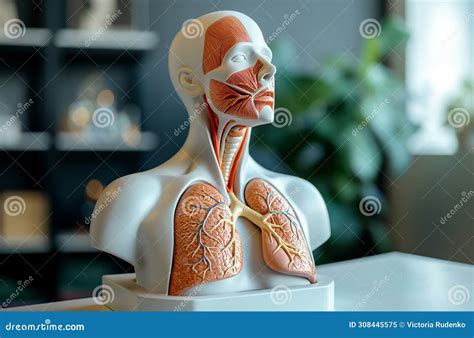Model Of The Human Respiratory System Stock Image Image Of Muscles