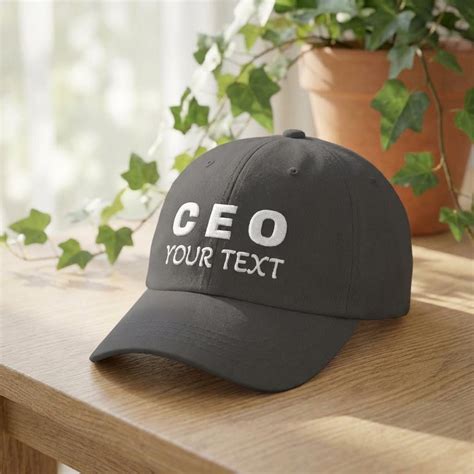 Gen Z Slang Hat Custom Embroidery Hat Ceo Of Tiktok Meme Trendy