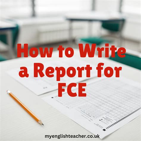 How To Write A Report For Fce My Lingua Academy