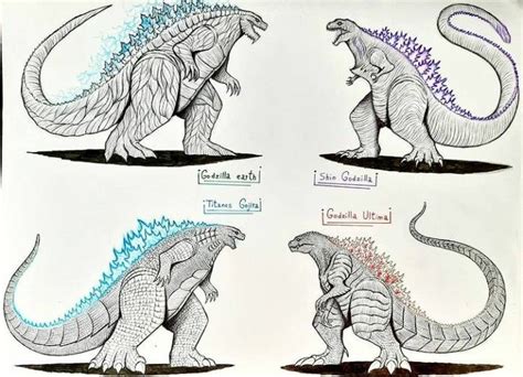 Gojiras Godzilla Comics Godzilla Tattoo All Godzilla Monsters