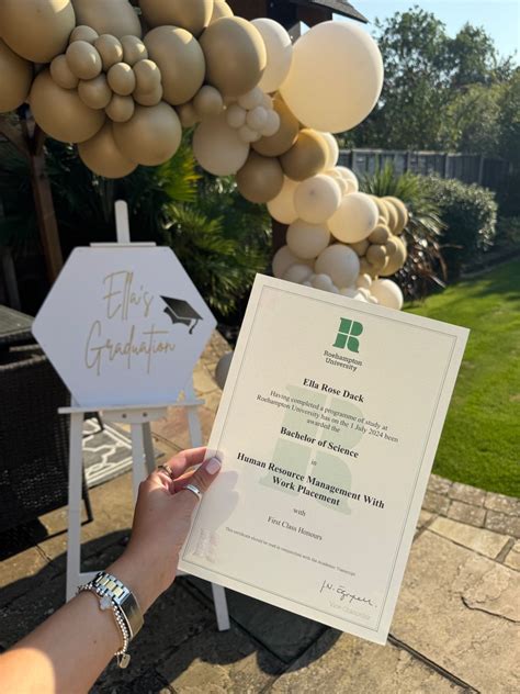 I Am So Pleased And Proud To Announce That I Have Graduated From The University Of Roehampton