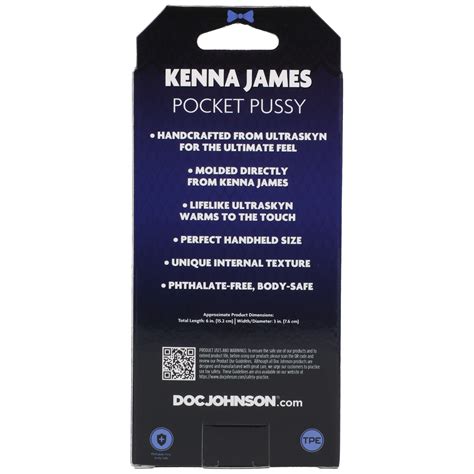 Doc Johnson Signature Strokers Kenna James Ultraskyn Pocket Pussy Abs Holdings